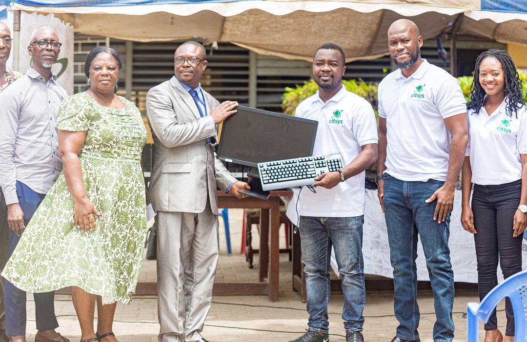 CITSYS Limited donates computers to Presby SHS in Osu - MyJoyOnline