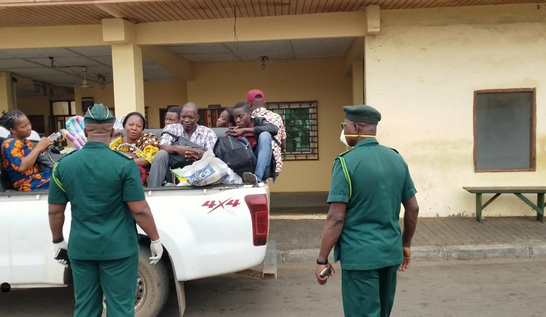 Officials at Aflao border arrest nine travellers for crossing ...