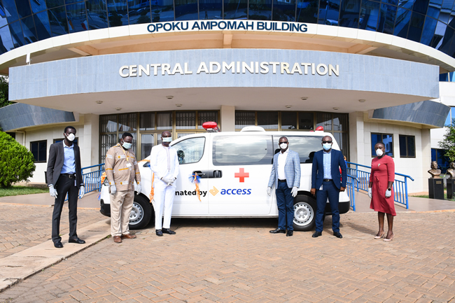 Access Bank supports Covid-19 fight with ambulance donation to UPSA ...