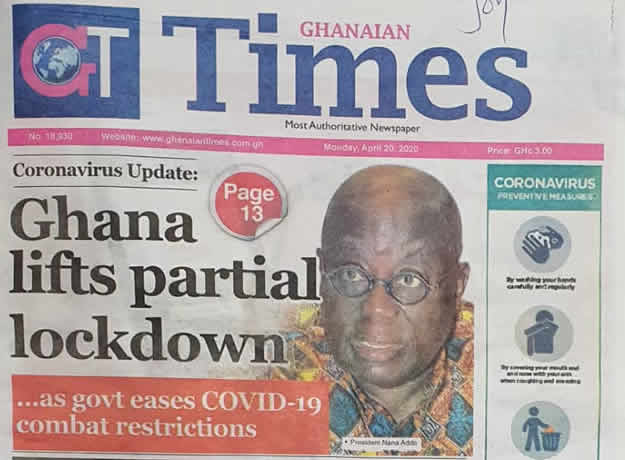 Today's front pages; Monday, September 28, 2020 - MyJoyOnline