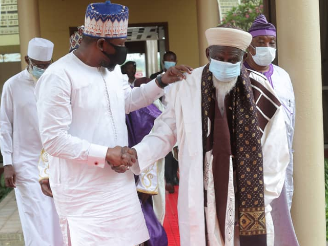 NPP Nasara Coordinator celebrates Chief Imam on 101st birthday ...