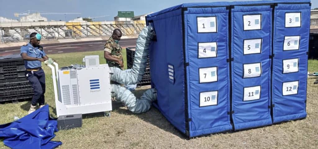Temporary morgue part of emergency mobile facility - 37 Military ...