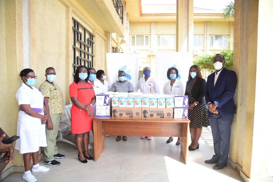 LEKMA Hospital receives PPEs donation from StanChart - MyJoyOnline