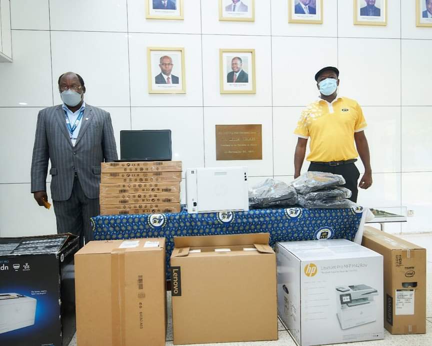 MTN Foundation donates office equipment to the Noguchi - MyJoyOnline