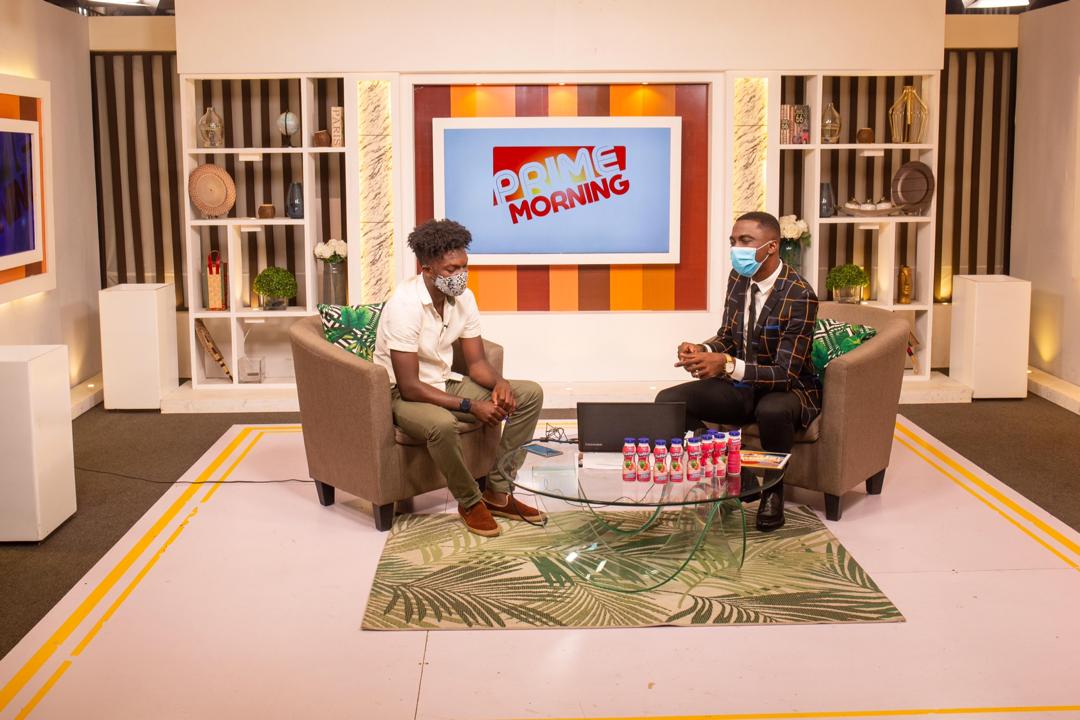 How to Fly a Plane - Jay Foley demonstrates on live TV - MyJoyOnline