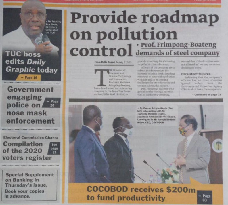 Today’s front pages: Tuesday, December 22, 2020 - MyJoyOnline