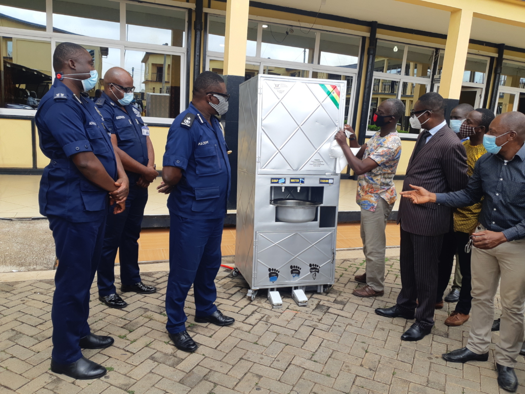Kumasi Technical University donates foot-operated hand washing machine ...