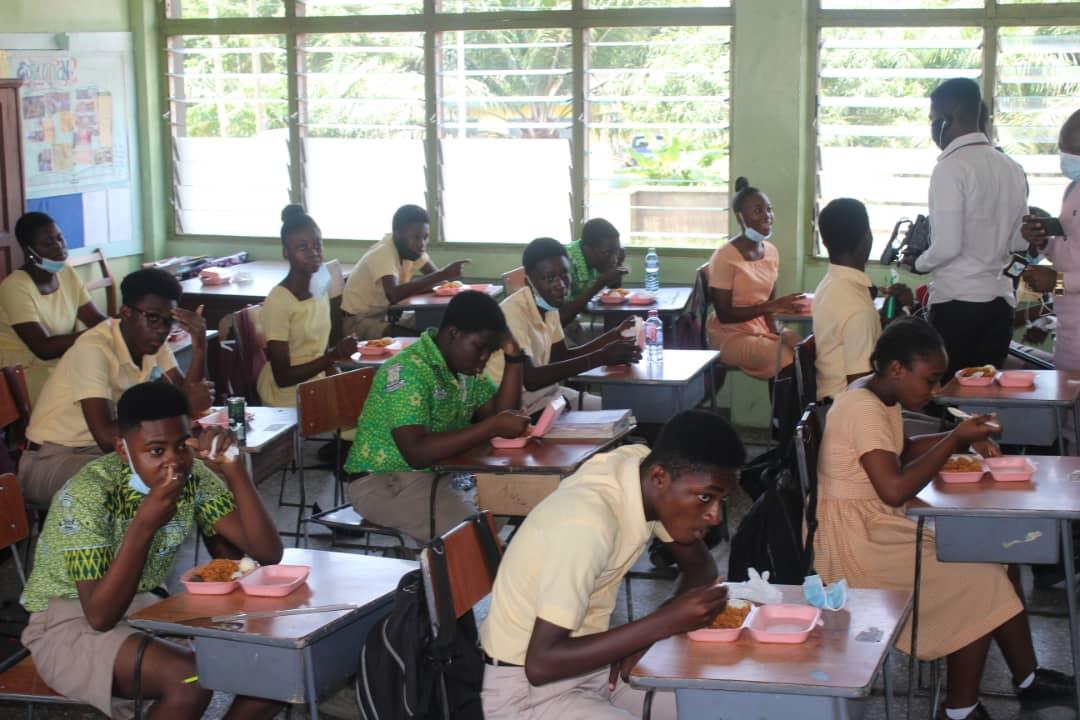 Free hot meal a day for JHS students begins - MyJoyOnline