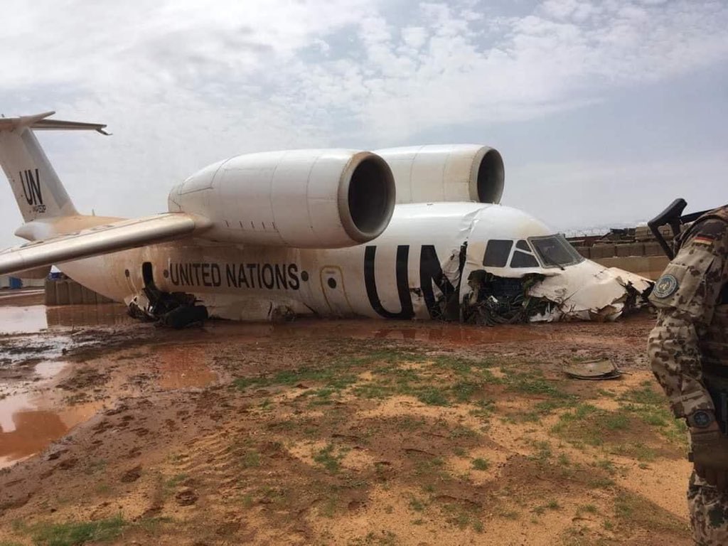 UN plane hard landing injures 11 in Mali - MyJoyOnline