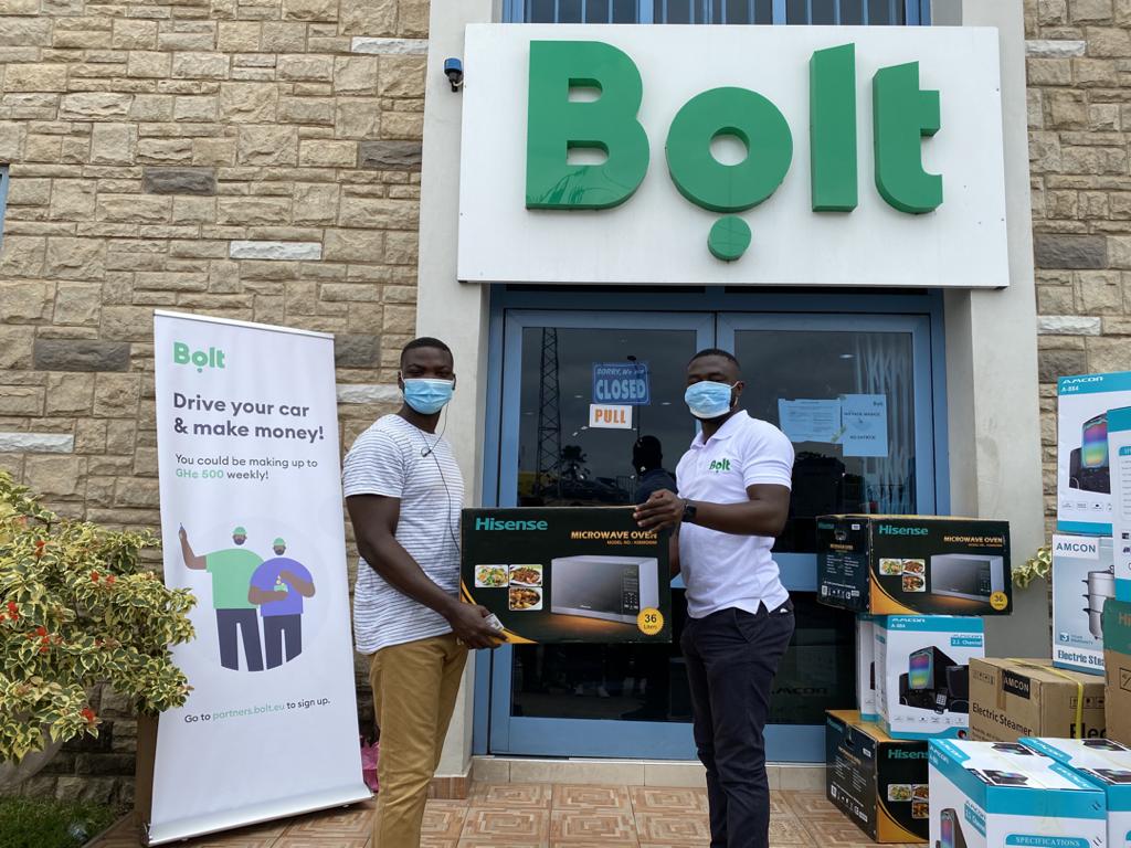 Bolt rewards outstanding drivers for August - MyJoyOnline