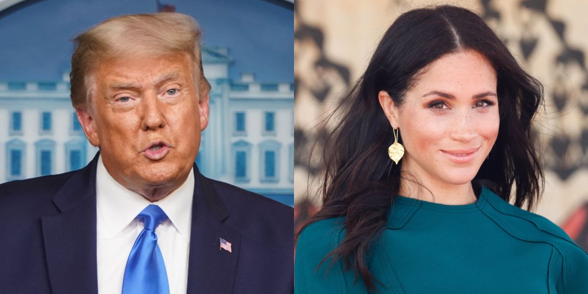Donald Trump insults Meghan Markle after apparent Biden endorsement ...