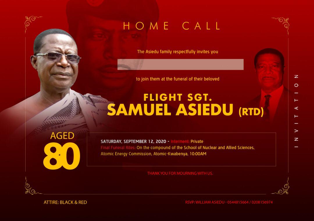 Flight Sgt. Samuel Asiedu (Rtd) - MyJoyOnline