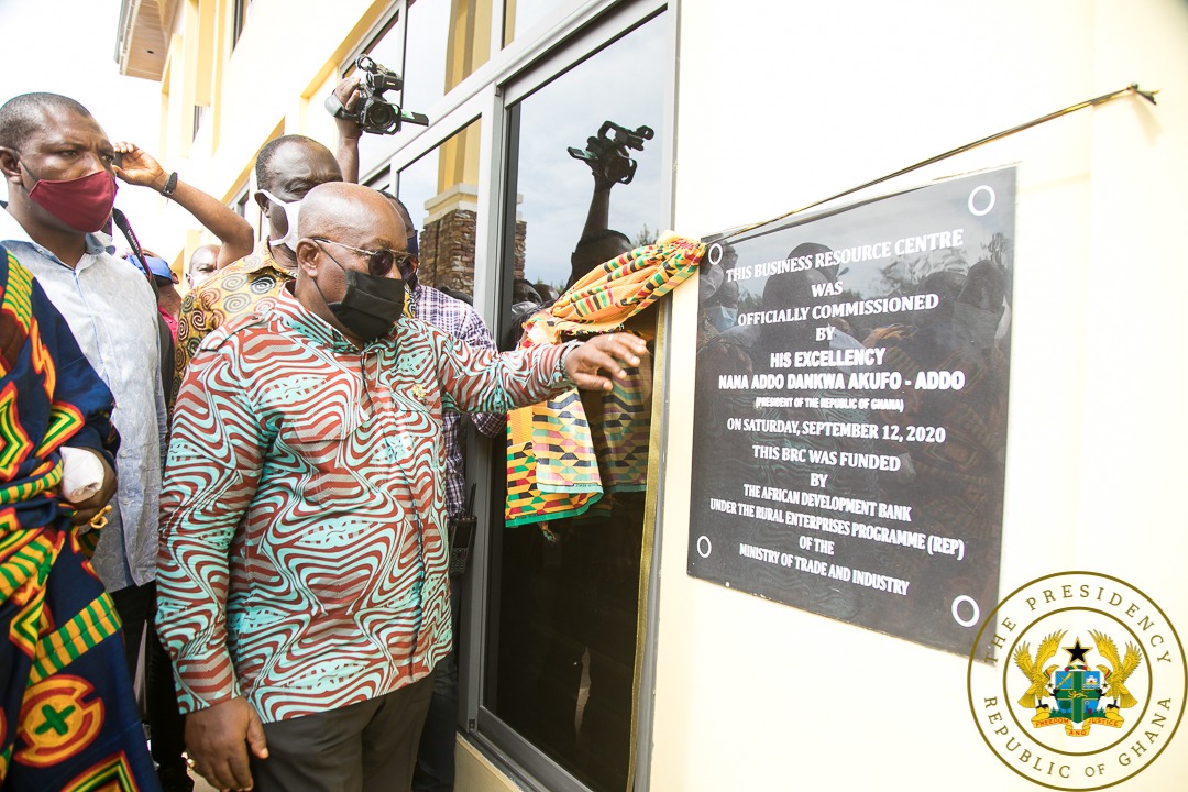 Akufo-Addo commissions Bechem Business Resource Centre - MyJoyOnline