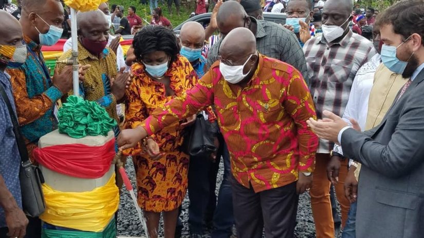 Akufo-Addo commissions Amedzofe water supply system - MyJoyOnline