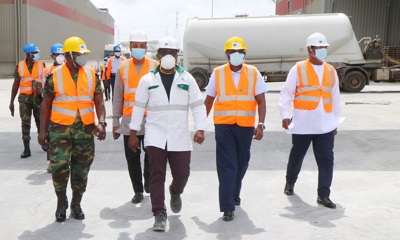 Ghana Armed Forces tour Supacem Cement factory - MyJoyOnline