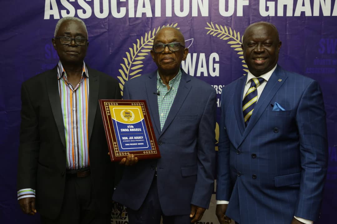 SWAG eulogizes former President Joe Aggrey and honours Oteng Aboagye ...