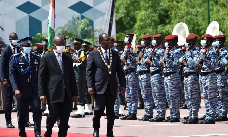 Alassane Ouattara sworn in to serve third term as Cote d'Ivoire ...