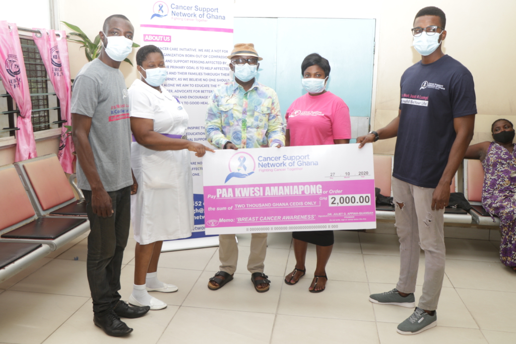 Cancer Support Network of Ghana gives more financial support to ...