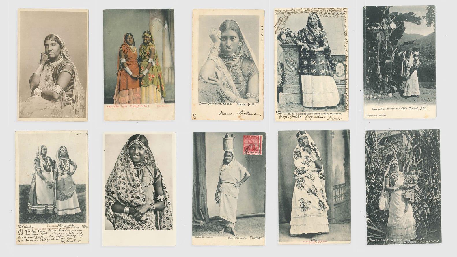Why Indian women became the faces of these Victorian-era postcards ...