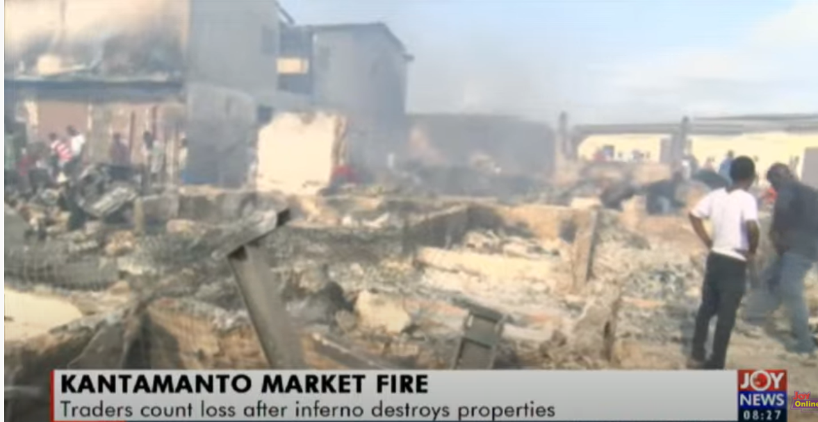 Traders count their losses after Kantamanto market fire - MyJoyOnline.com