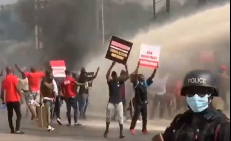 NDC supporters picket EC HQ again over election verdict - MyJoyOnline