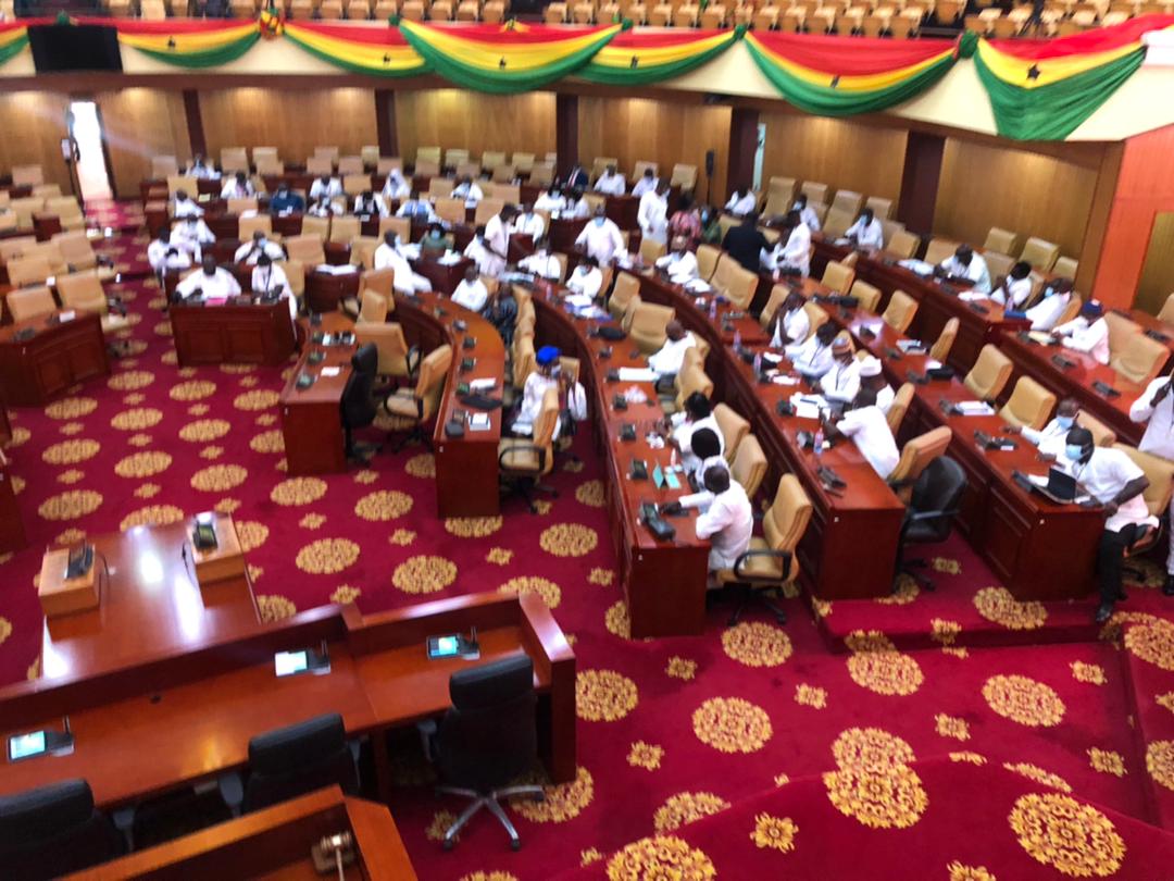 NPP MPs take over Speaker's right-hand side with no NDC MPs in sight ...