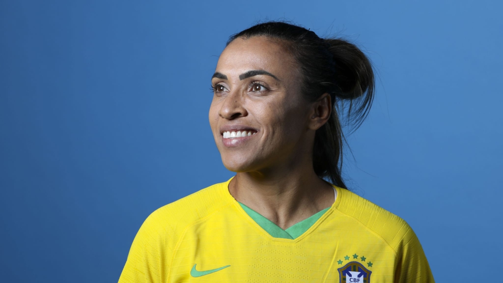 Brazil legend Marta announces engagement to teammate Toni Pressley ...