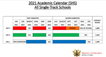 Full details of 2020/21 academic calendar for Kindergarten, Primary ...