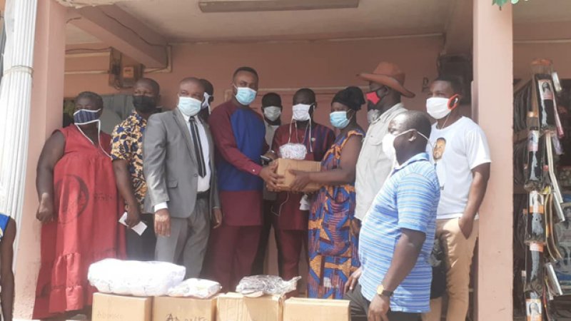 Covid-19: Old Tafo MCE and MP distribute PPE to groups - MyJoyOnline
