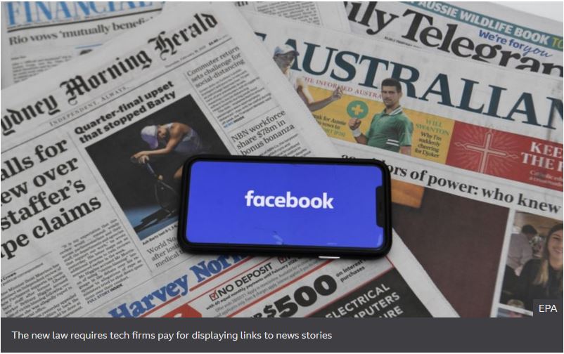 Facebook reverses ban on news pages in Australia - MyJoyOnline
