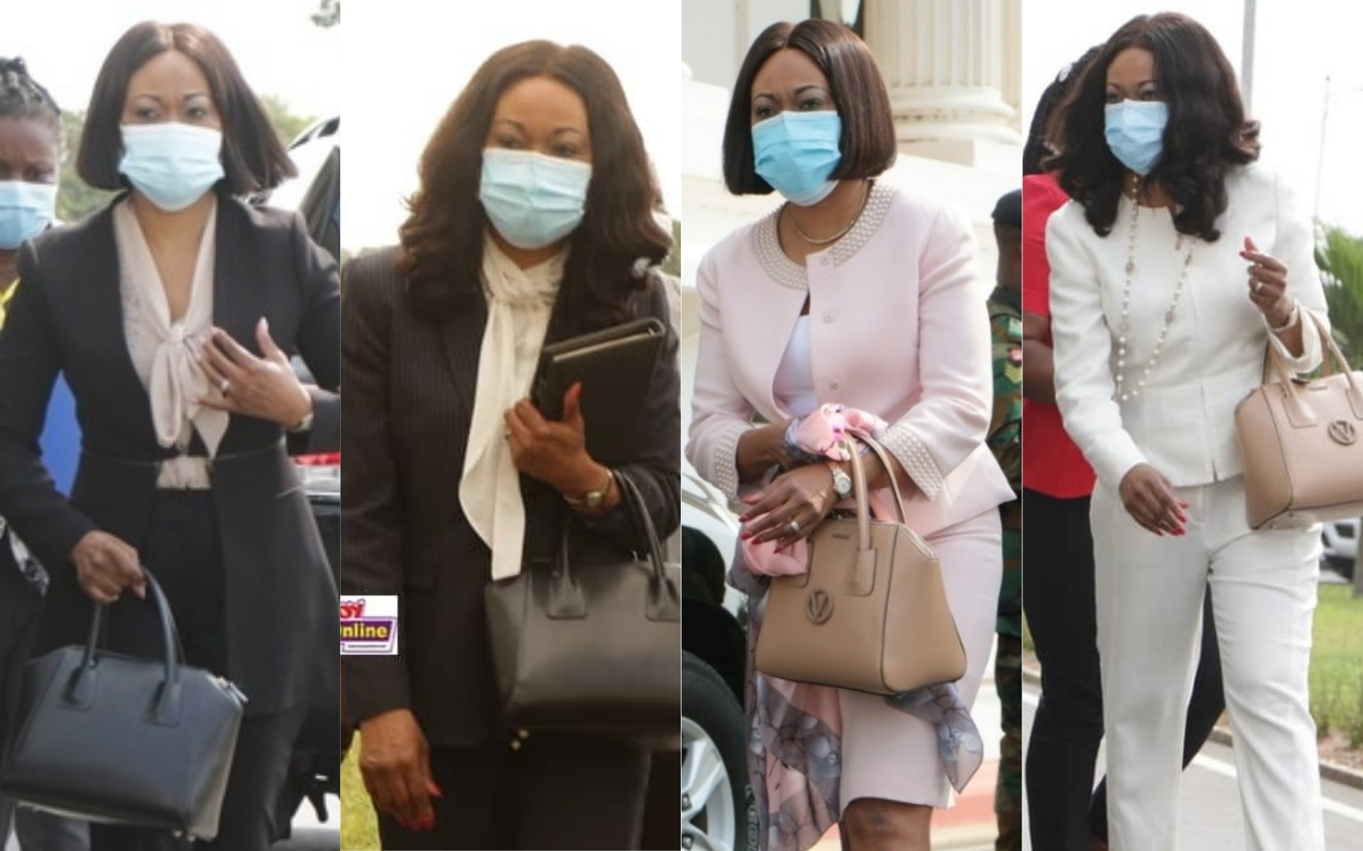 Jean Mensa walks Supreme Court’s unseen red carpet in style at Mahama's ...