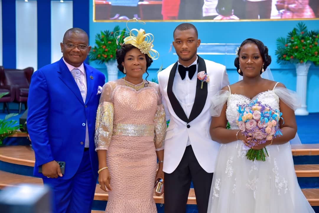 Photos: Former NHIA boss, Sylvester Mensah’s son ties the knot ...