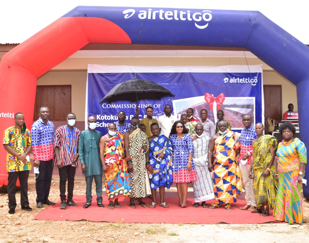 AirtelTigo commissions 6-unit classroom block at Atwima Mponua District ...