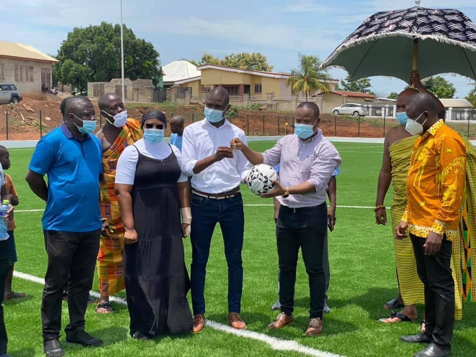 BLAG Ghana hands over Beposo artificial turf to GNPC - MyJoyOnline