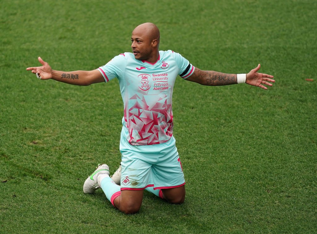 Ayew gives Swansea narrow lead over Barnsley in Championship play-offs ...