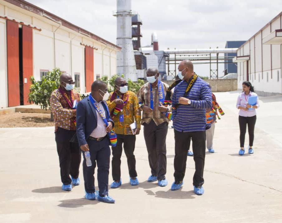 ECG Board officials pay familiarisation visit to Alpha TND Limited ...