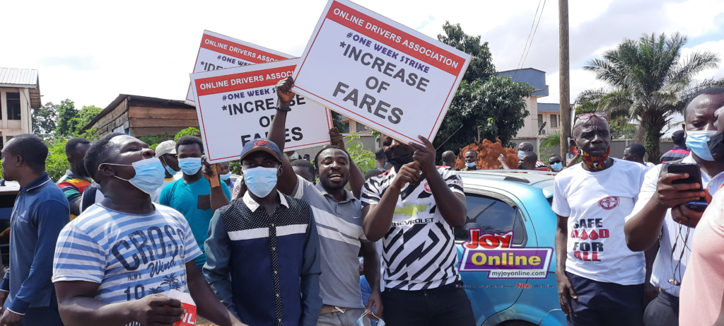Uber, Bolt, Yango drivers in Kumasi suspend services over life ...
