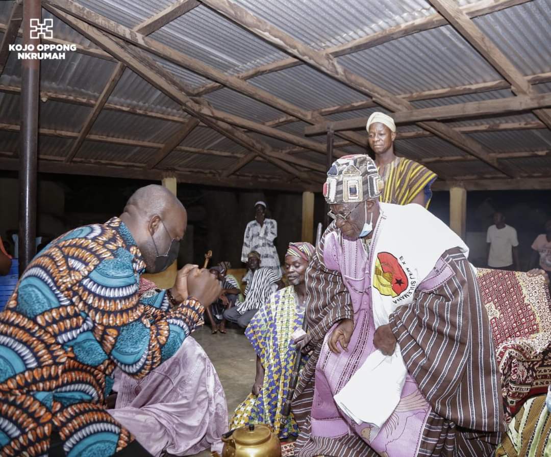 Tolon-Naa honours Oppong Nkrumah for service to his country - MyJoyOnline