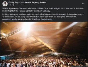 Social media reacts as thousands gather for Christ Embassy's Pneumatica ...