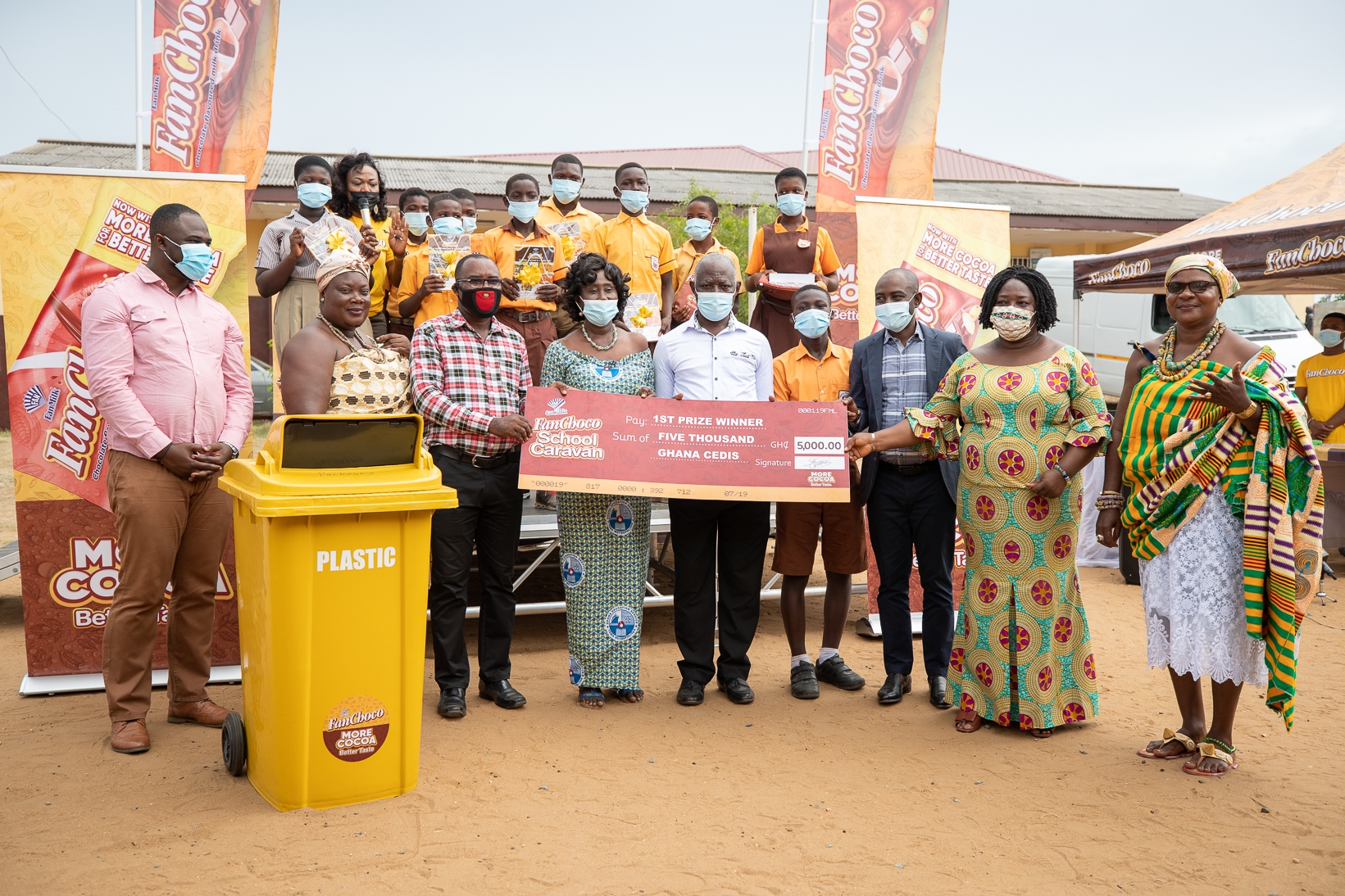 Fanmilk PLC fetes winners of 'FanChoco School Caravan Wrapper ...
