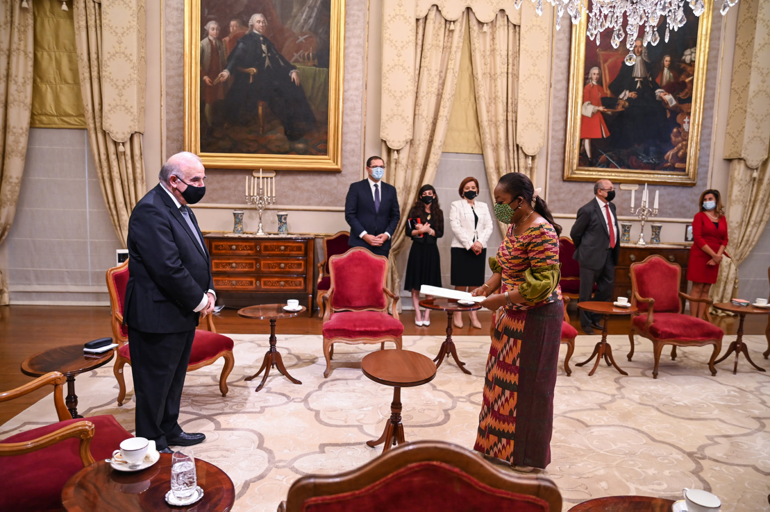 Ghana Ambassador to Malta delivers her credentials to Maltese President ...