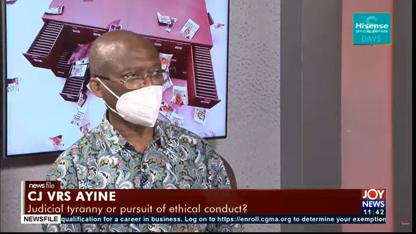 Chief Justice taking on Dr Ayine is an overkill – Baako - MyJoyOnline