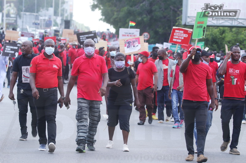 Photos : NDC marches for justice - MyJoyOnline