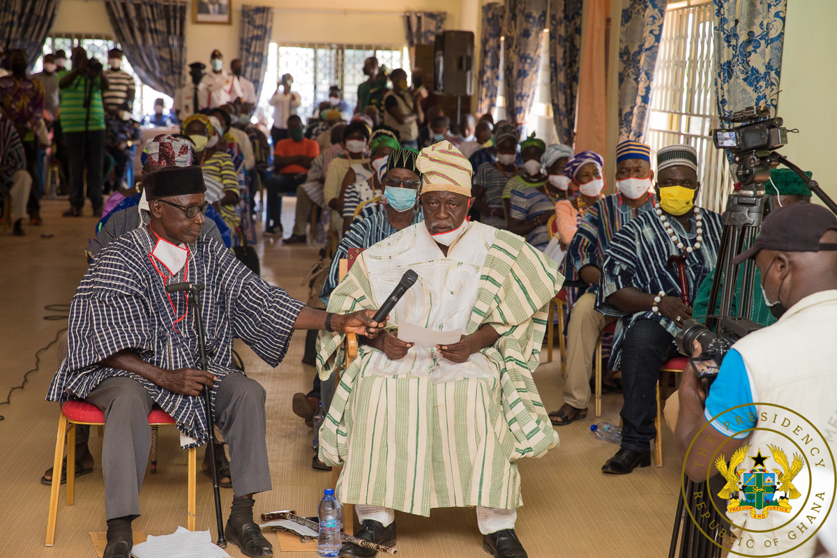 'Your interventions in Nandom unparalleled' - Nandom Chiefs to Akufo ...