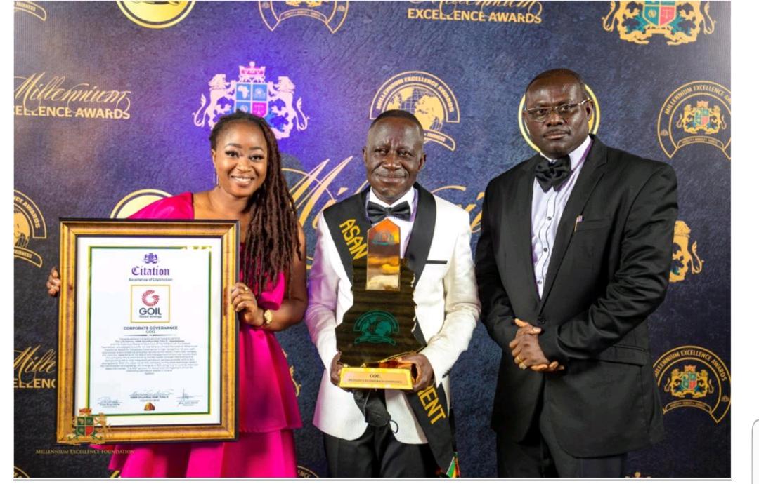 GOIL wins award for best corporate governance company at Millennium ...