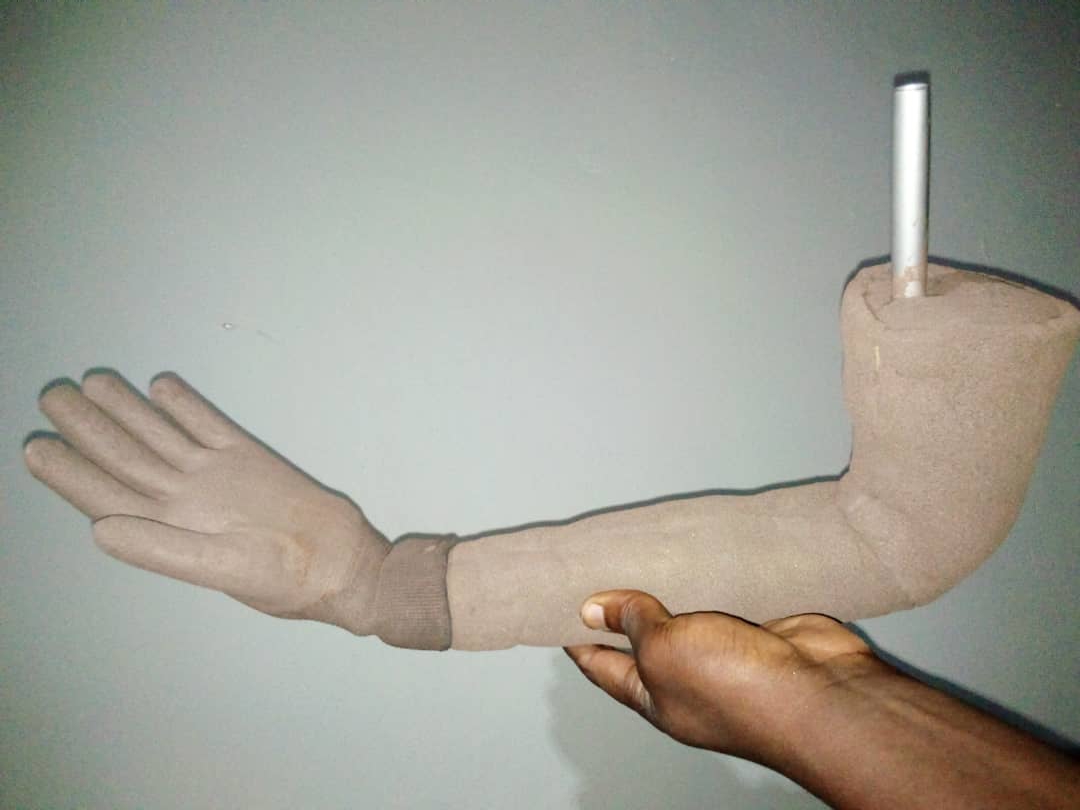 KATH engineer produces cheap prosthetic arm to help amputees - MyJoyOnline