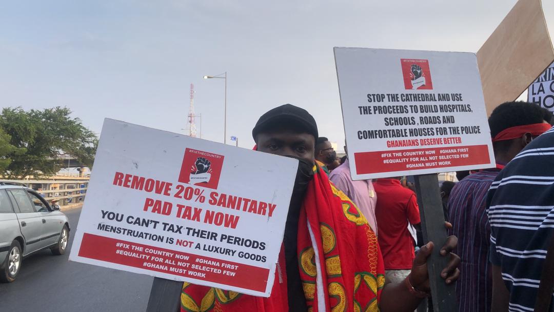 Watch Video: #FixTheCountry protestors hit the streets of Accra ...
