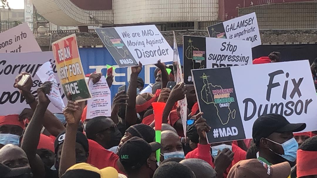 #FixTheCountry protestors hit the streets of Accra - MyJoyOnline