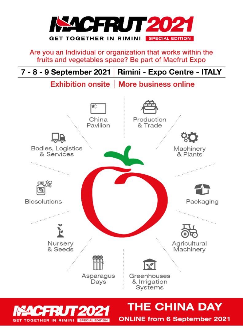 Over 45k expected to gather at Macfrut 2021 Special Edition in Italy ...