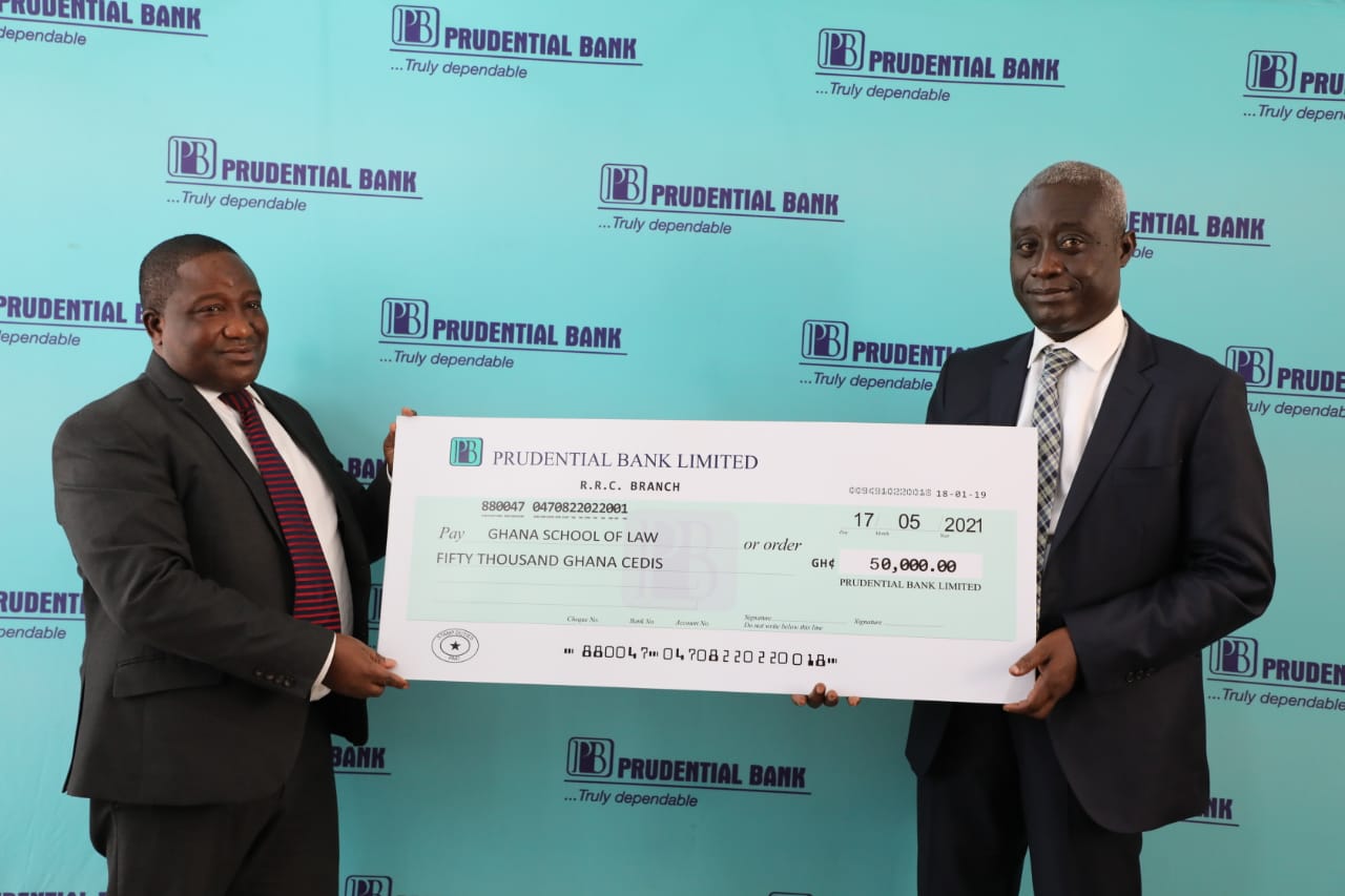 Prudential Bank donates GH¢50,000 to Ghana School of Law - MyJoyOnline